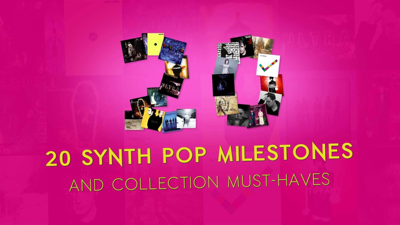 20 Synth Pop milestones and collection must-haves (Article ...